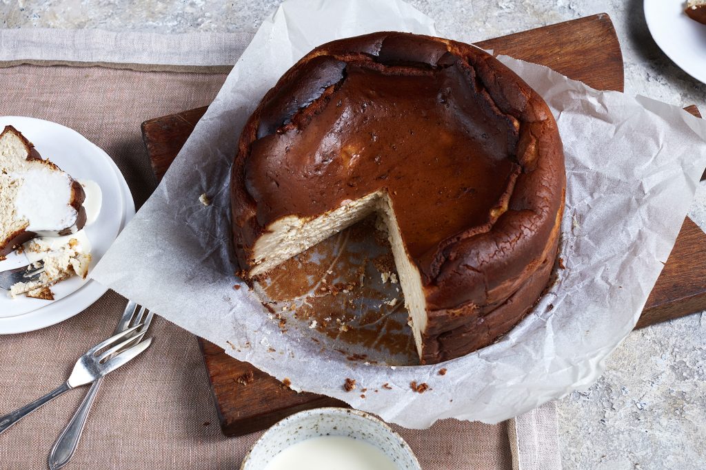 Orange Blossom & Cinnamon Basque Cheesecake | The Neff Kitchen