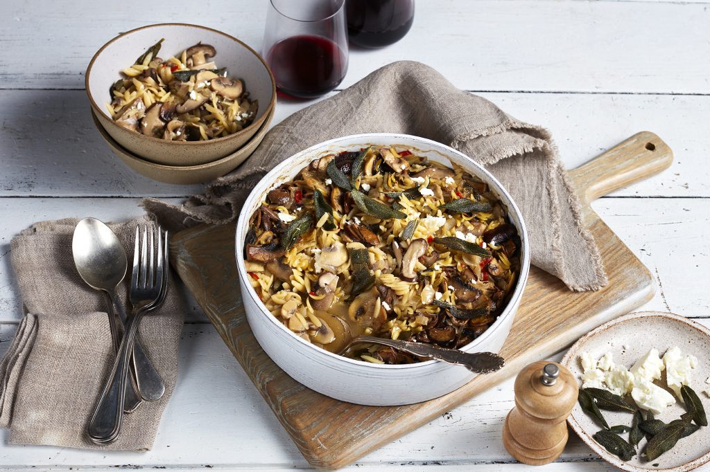 Mushroom Risoni Bake | The Neff Kitchen