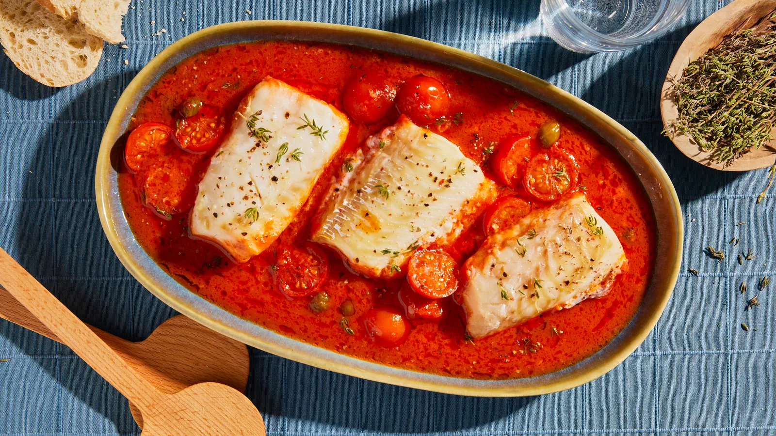 Poached Cod in Tomato Sauce | The Neff Kitchen