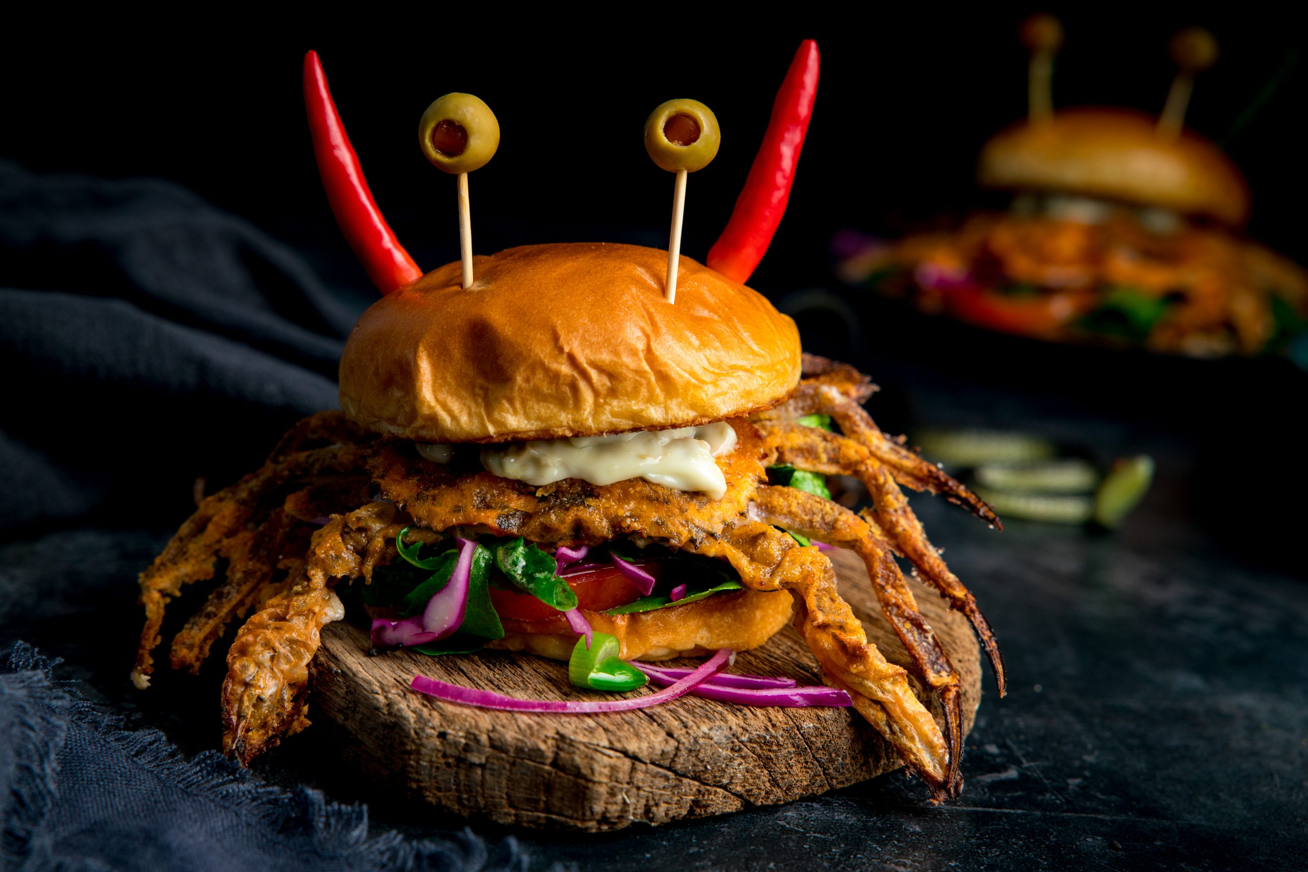 Creepy Crab Burgers | The Neff Kitchen